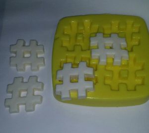 Hashtag Soap & Candle Mold | FlexibleMolds.com